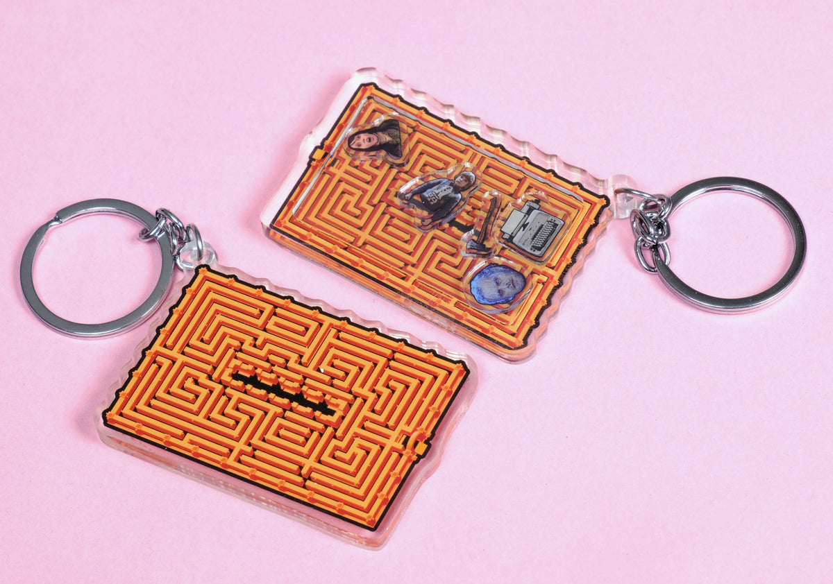 The Shining Maze Acrylic Shaker Charm Keychain Keyring